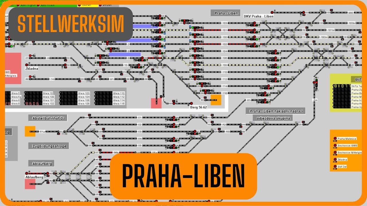Stellwerksim: Praha Liben - Bravura Lion